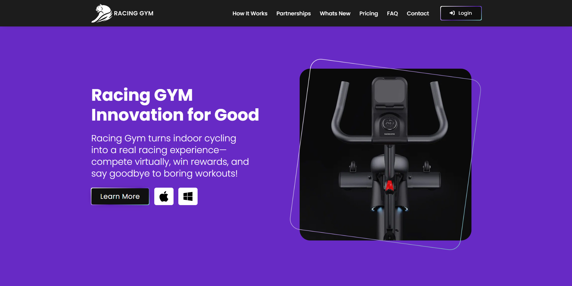 Racing Gym – Virtual Cycling, Real Competition & Rewards